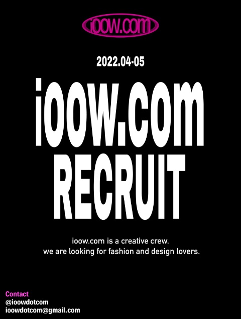크리에이티브 크루 ioow.com에서 크루원을 모집합니다. - 캠퍼스픽